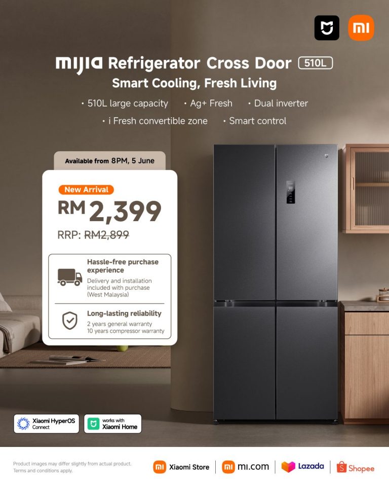 Xiaomi Mijia Smart Fridge launches in Malaysia from RM2,399