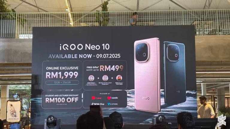 iQoo Neo 10 launched in Malaysia, from RM1,999