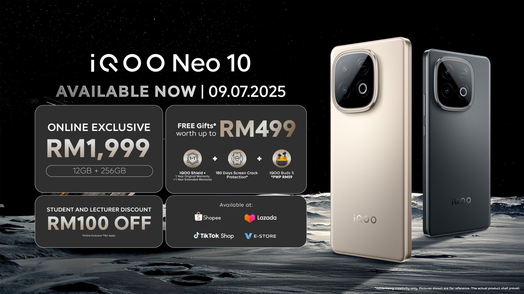 iQoo Neo 10 launched in Malaysia, from RM1,999