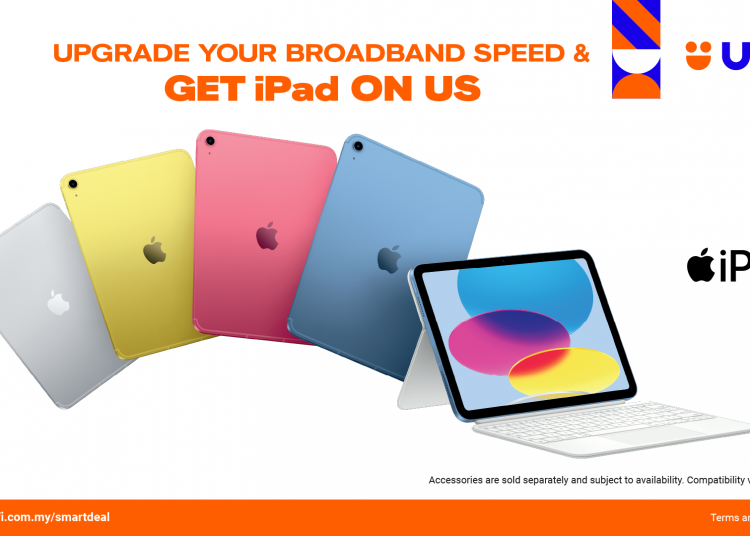 Upgrade your Unifi broadband plan and get an iPad for free!