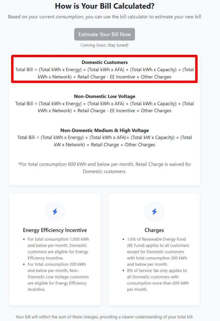 TNB Electricity Bill changes starting July 2025. What's new?