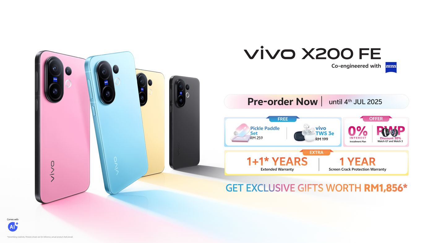 vivo X200 FE now official in Malaysia, priced at RM3,199