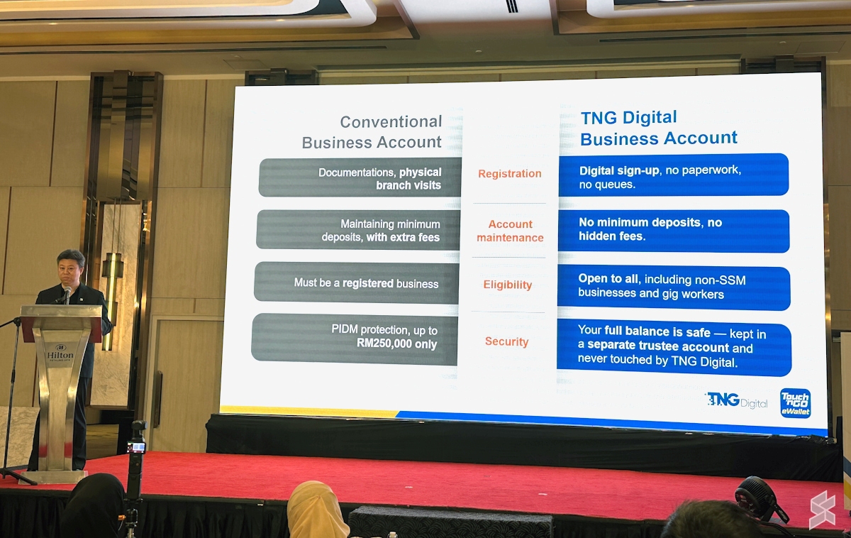TNG Digital Business Account goes official: Offers larger wallet size ...