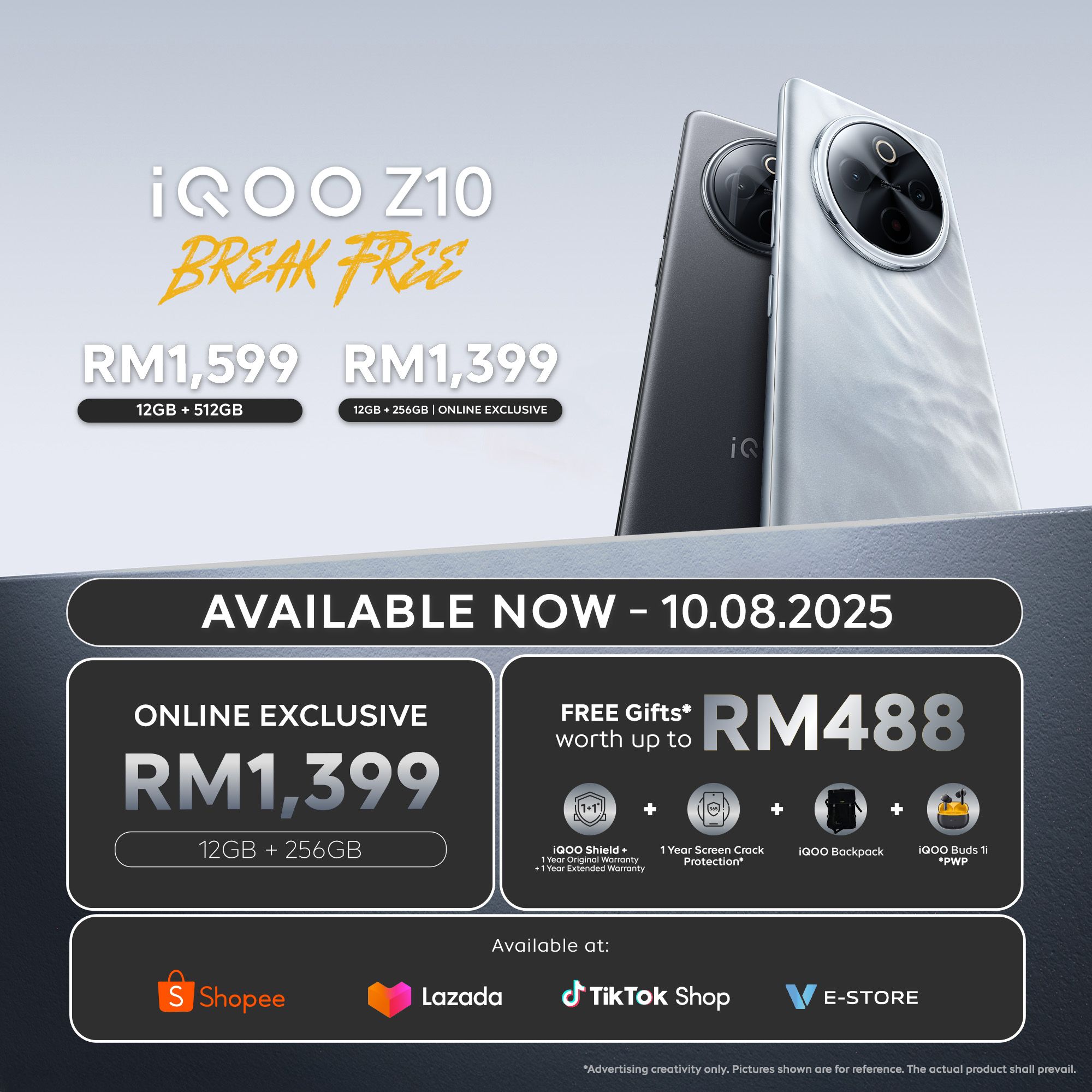 The iQoo Z10: Snapdragon 7s Gen 3 with huge 7,300mAh battery, priced ...