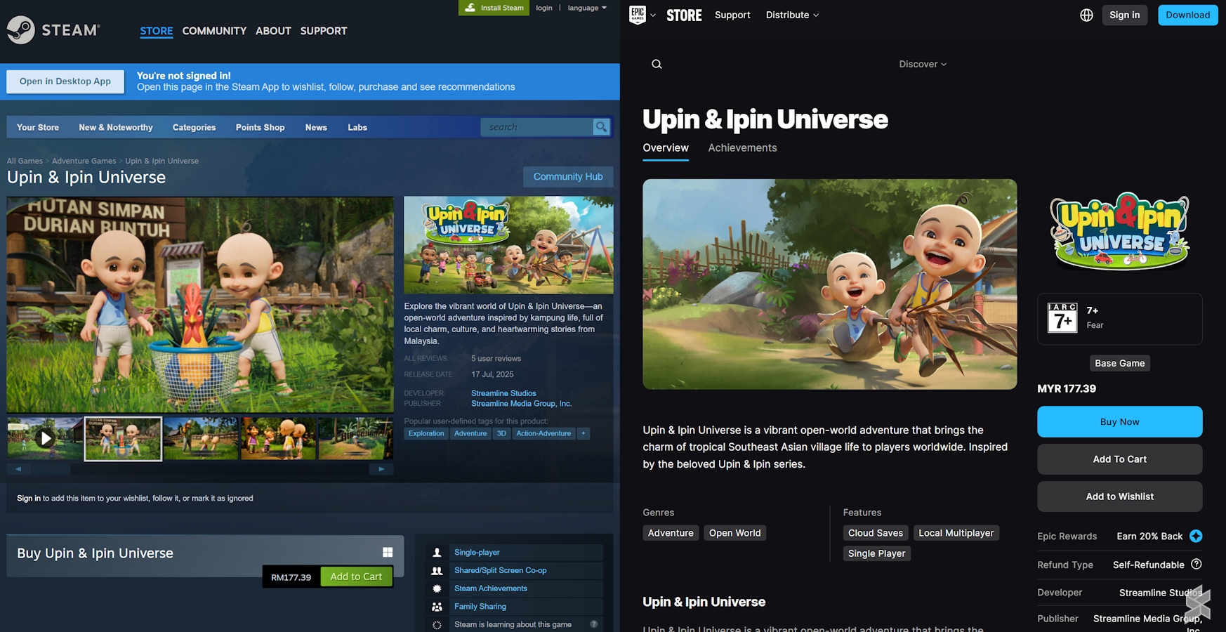 Upin & Ipin Universe: Here’s the pricing for PC, Sony PlayStation, and ...