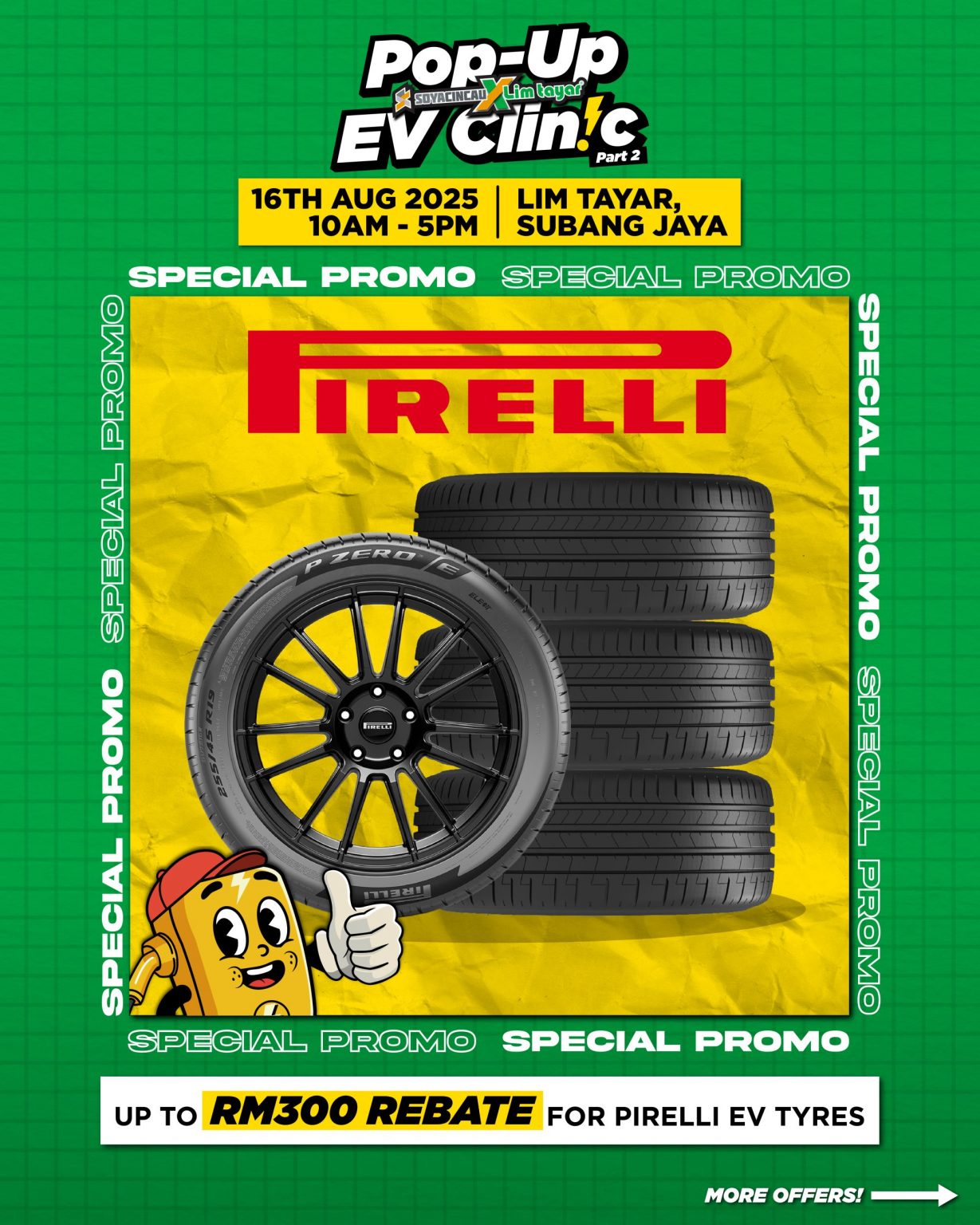 Special Promos at SoyaCincau.com x Lim Tayar EV Clinic happening on 16 ...