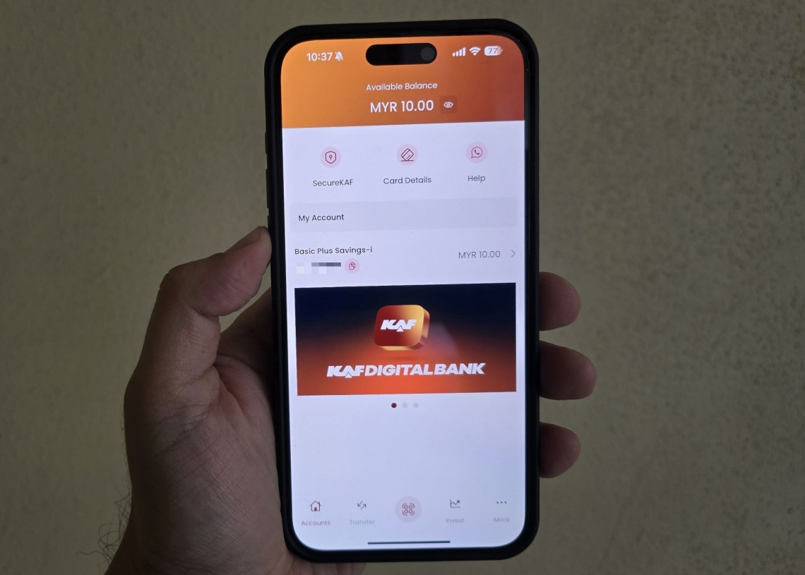 KAF Islamic Digital Bank is now live for public signup