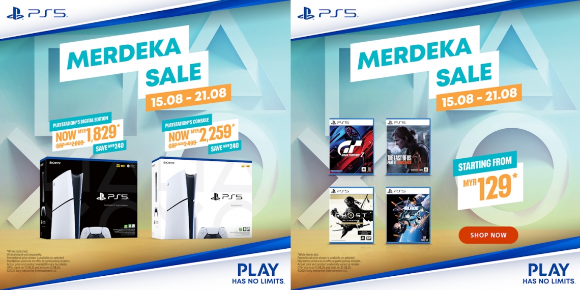 PlayStation Merdeka Sale offers PS5 for under RM2,000