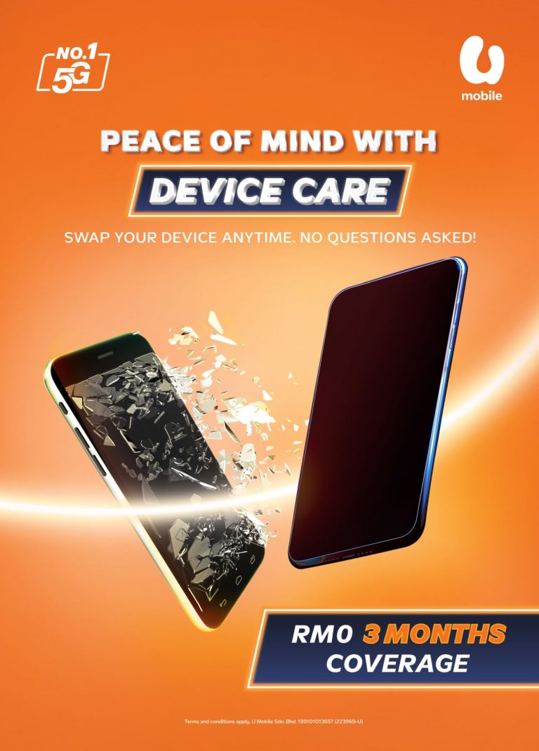 U Mobile Device Care: Swap your phone anytime from RM4 per month ...