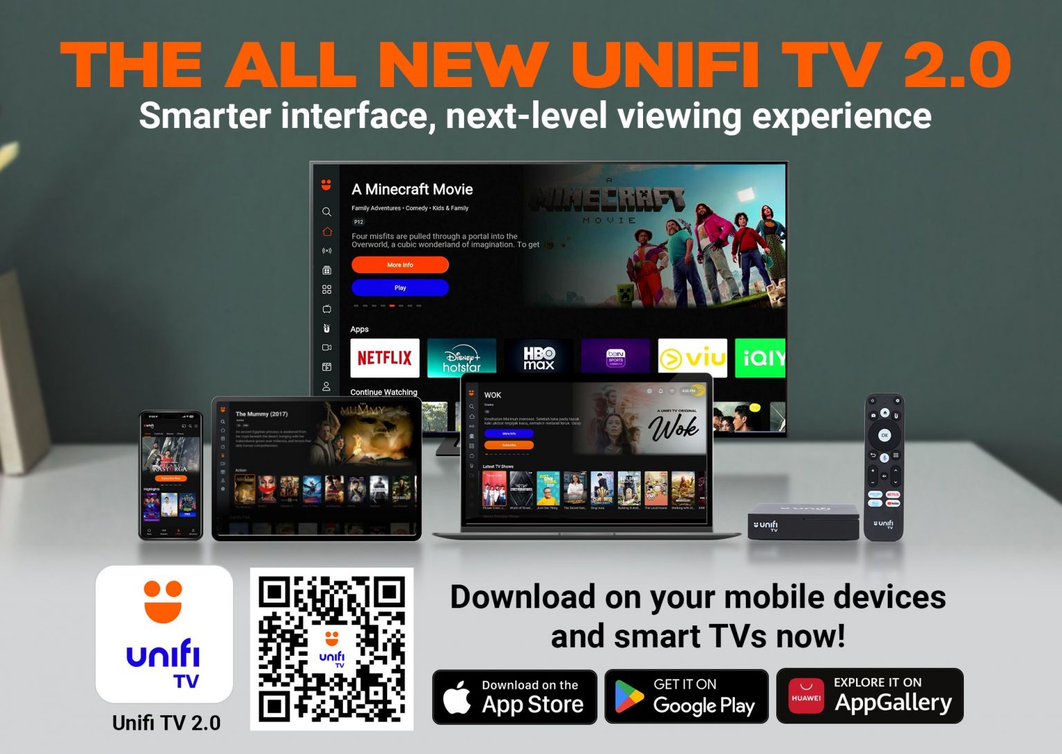 Unifi TV gets revamped and now open to all, priced from RM8
