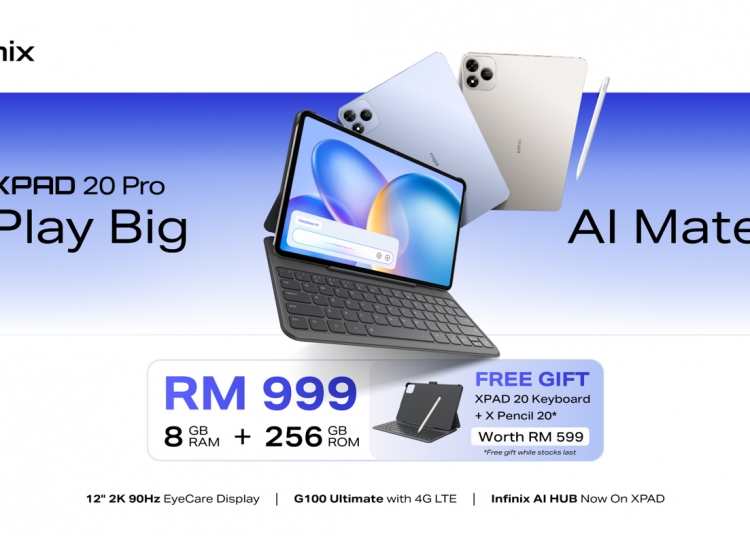 Infinix Xpad 20 Pro launched in Malaysia, priced at RM999