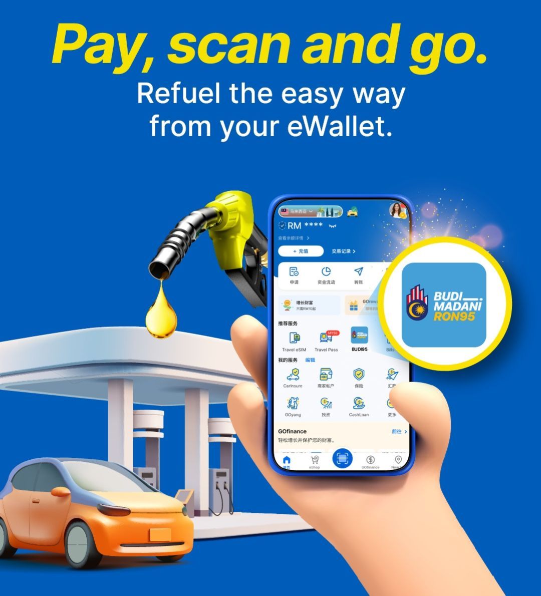 BUDI95: How to Use TNG eWallet to Buy RON95 Petrol at RM1.99/L - SoyaCincau