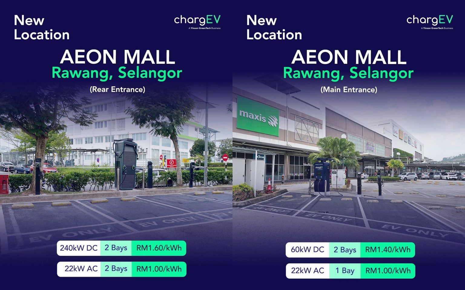 ChargEV deploy 240kW Alpitronic charger at Aeon Mall Rawang