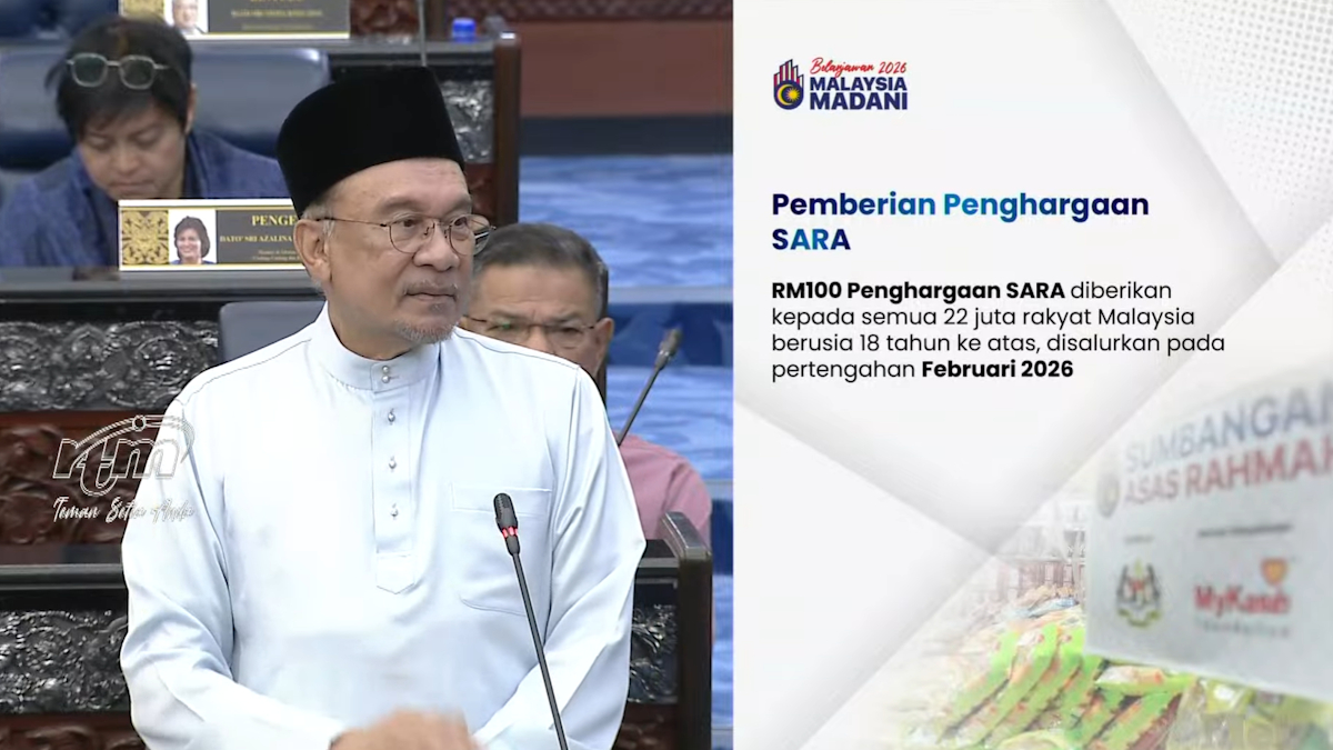 Budget 2026: Second rollout of RM100 SARA cash aid coming soon - SoyaCincau