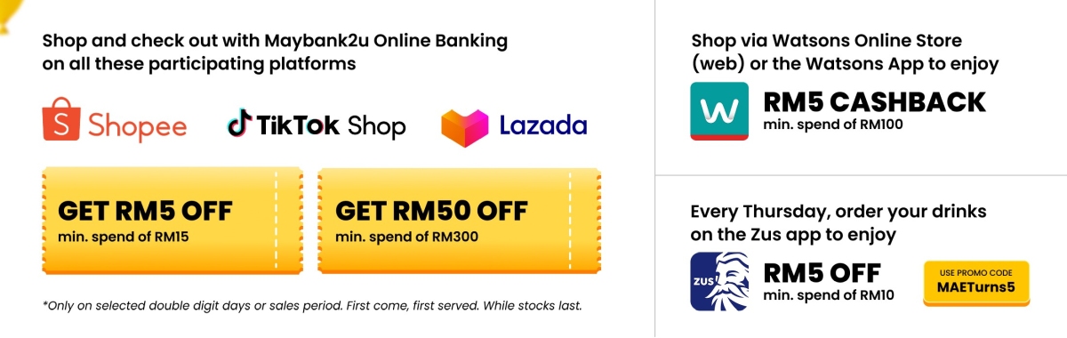 Maybank MAE 5th Anniversary: How to Get 5% Returns + Cashback