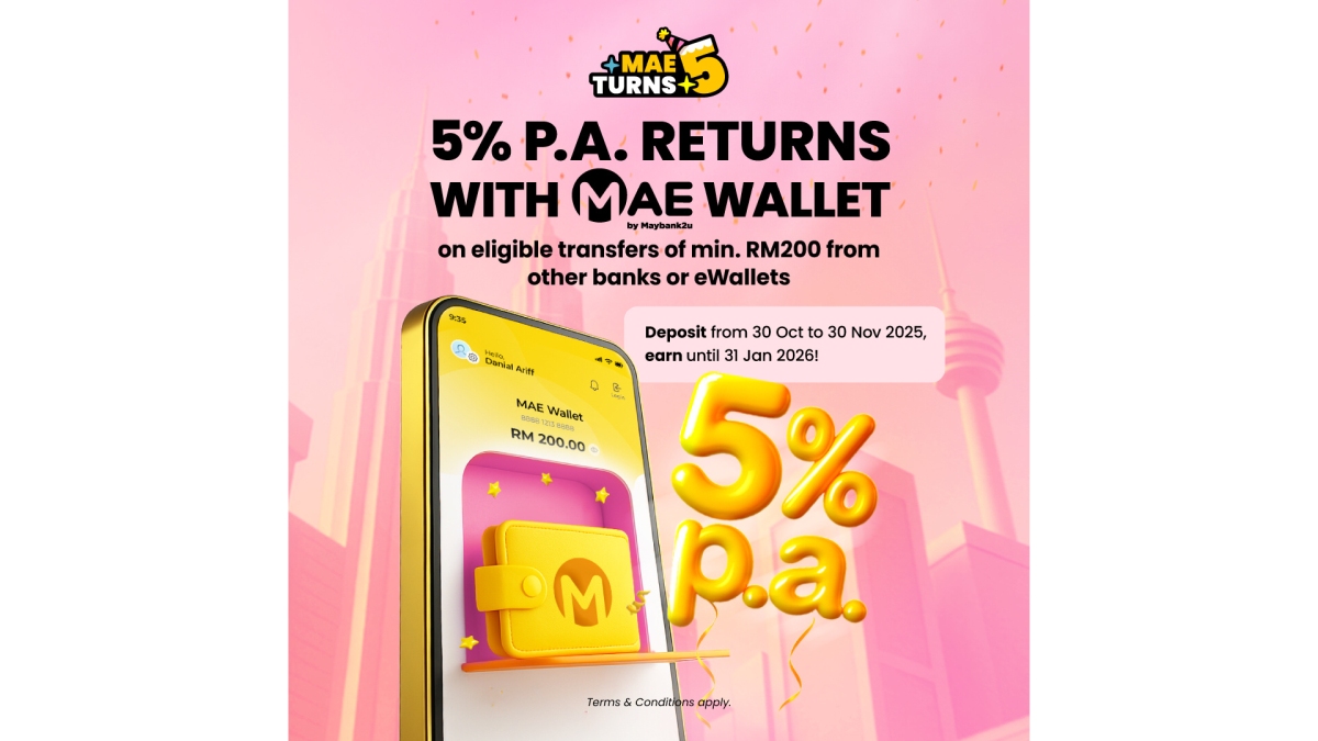 Maybank MAE 5th Anniversary: How to Get 5% Returns + Cashback