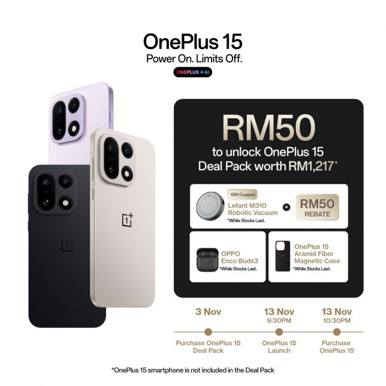 OnePlus 15 Malaysia launch on 13 Nov, pre-order now available