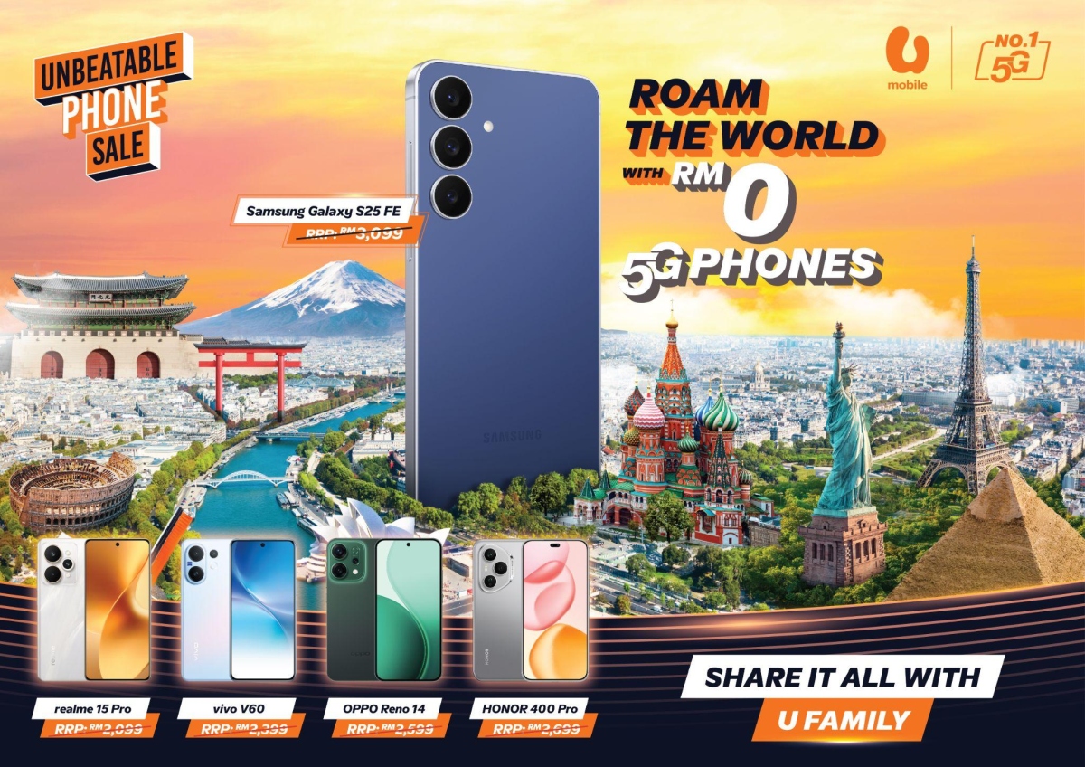 Stay Connected on Family Trips: U Mobile Offers FREE Global Roaming ...