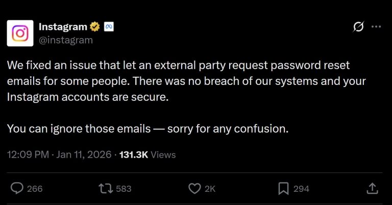 Instagram "Reset your Password" Email: Is there a Data Breach at Meta ...