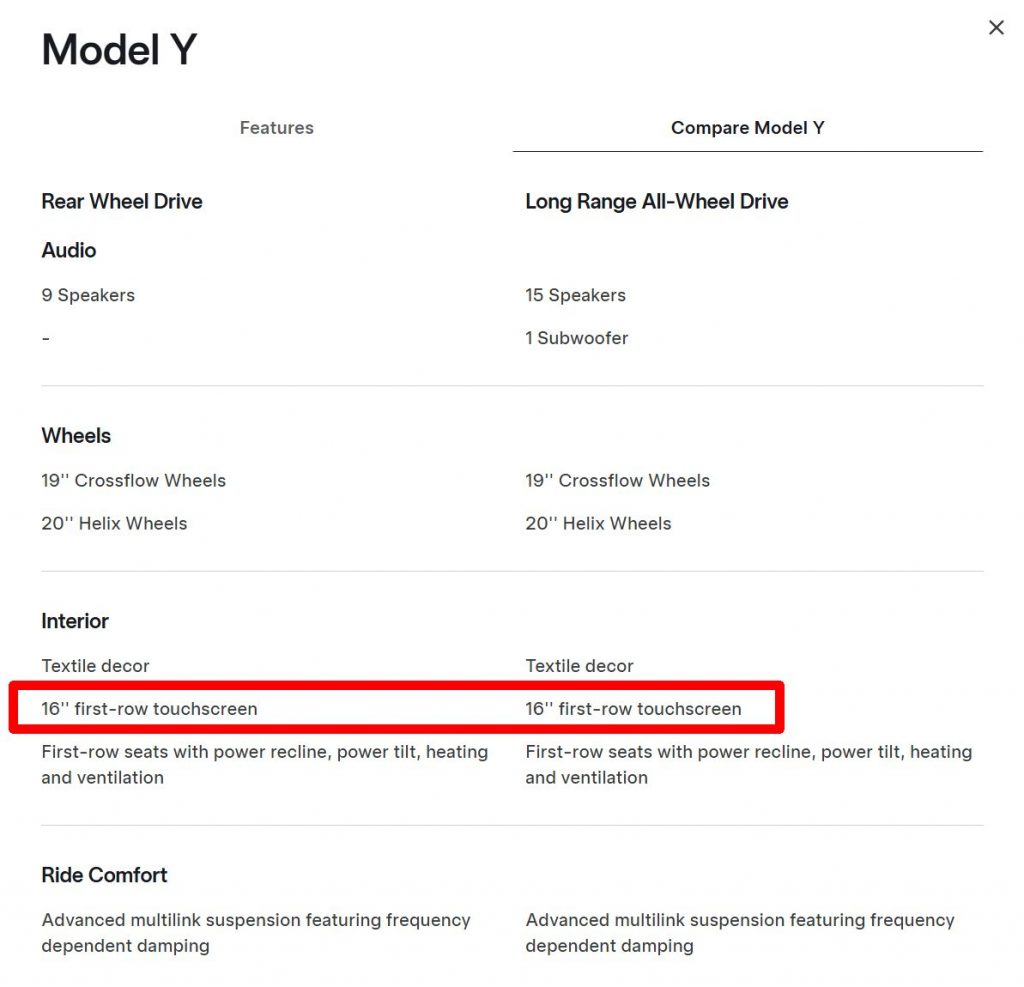 Tesla Model Y 2026 for Malaysia gets a larger 16-inch screen and black ...