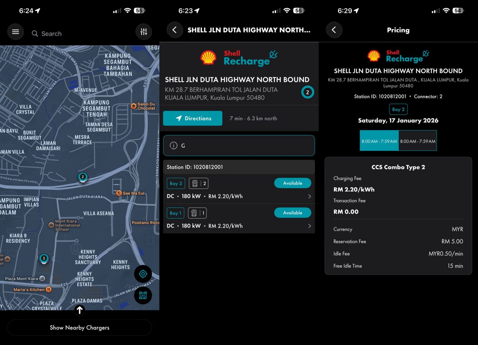 Shell Recharge turns on 180kW DC Charger at Shell Duta Toll Plaza ...