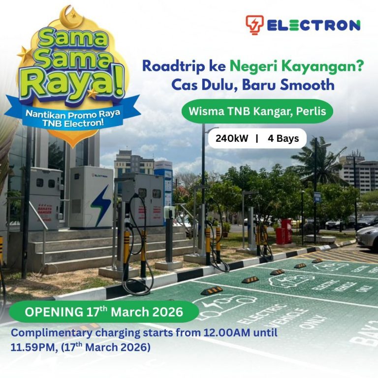 TNB Electron 240kW DC Charger at Wisma TNB Kangar Perlis