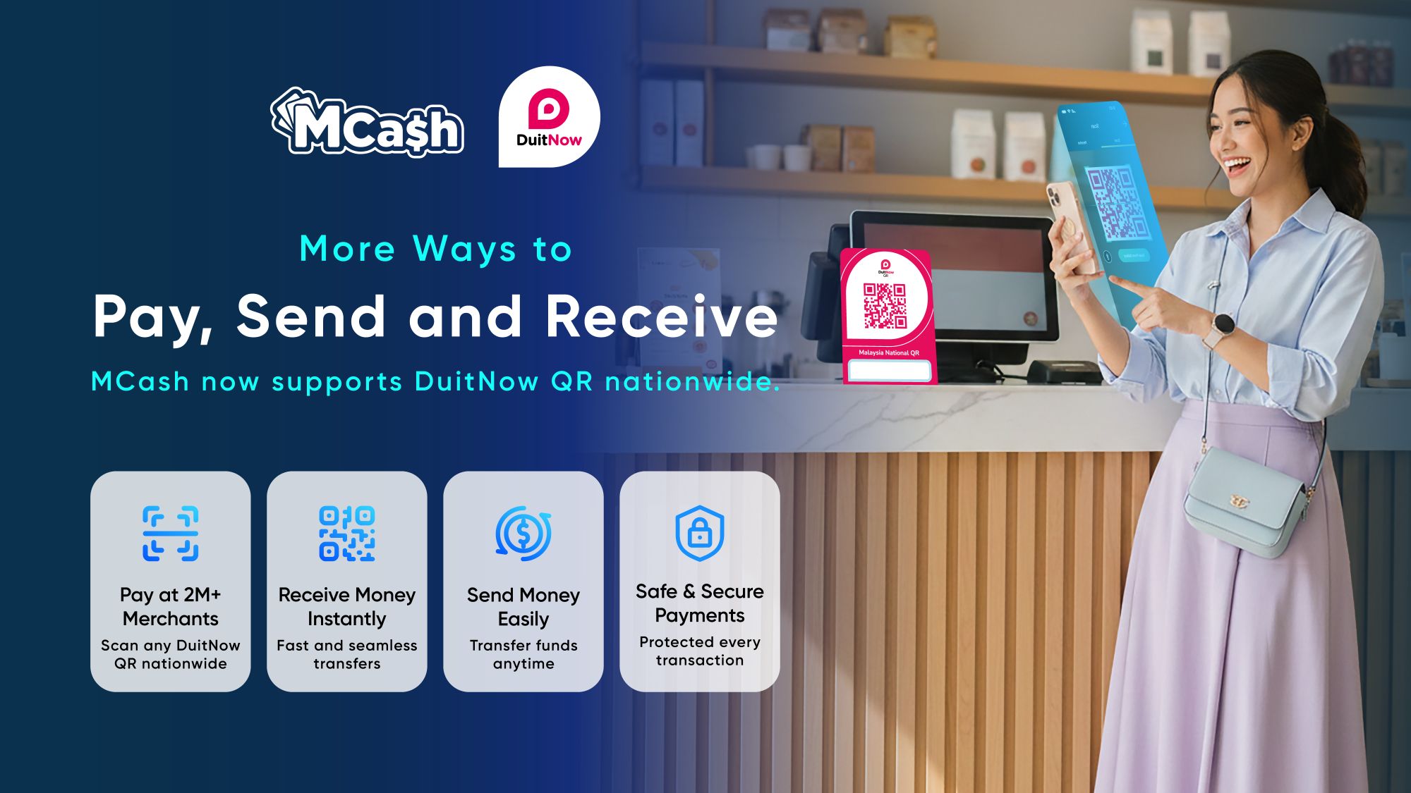 MCash eWallet now supports DuitNow QR and DuitNow Transfers - SoyaCincau