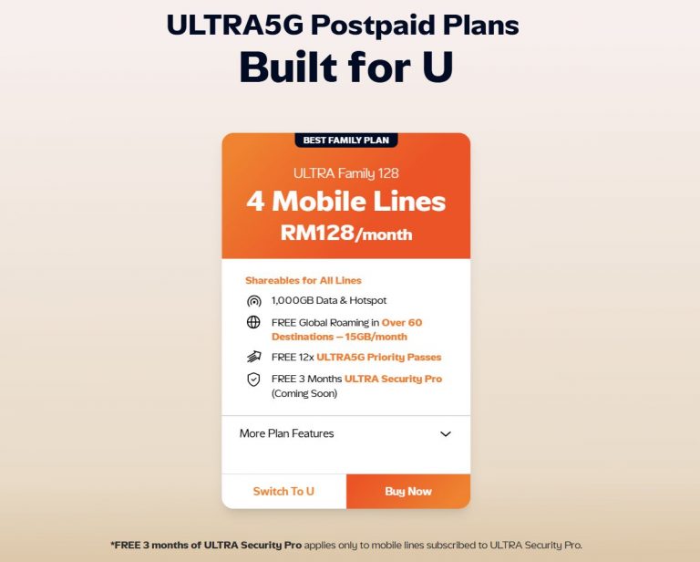 Ultra Mobile Family Plan