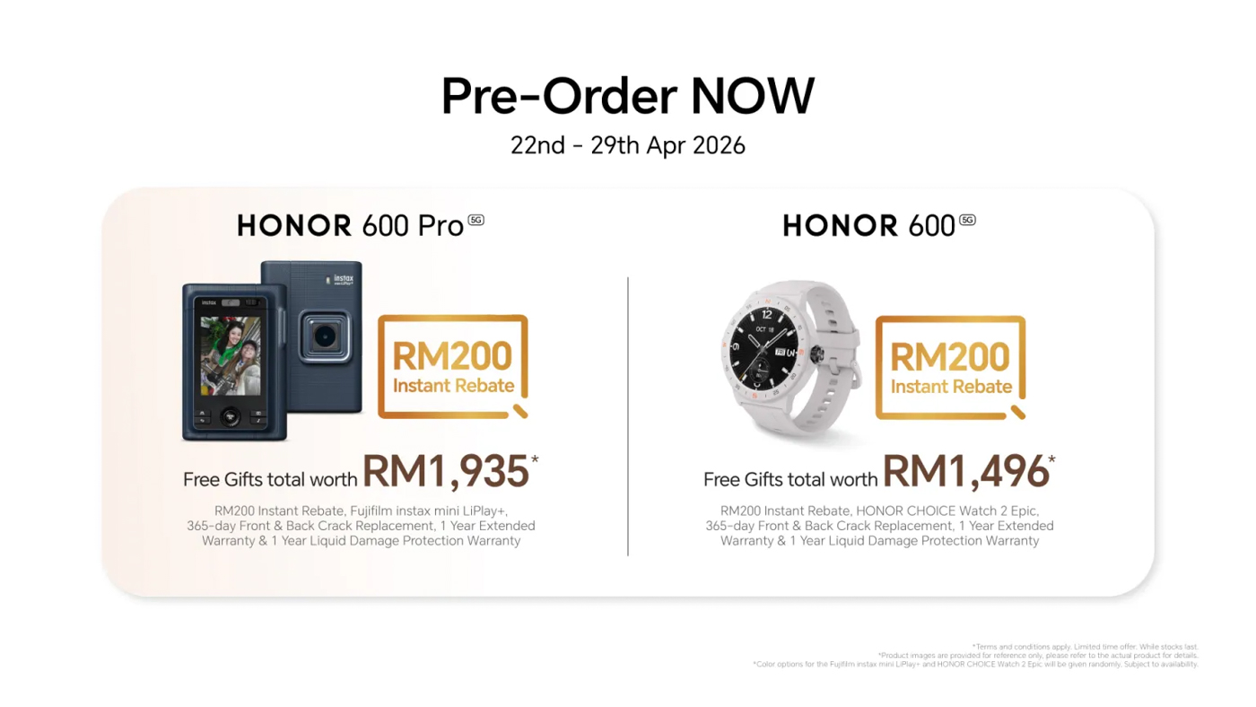 Honor 600 series launched in Malaysia, priced from RM2,599