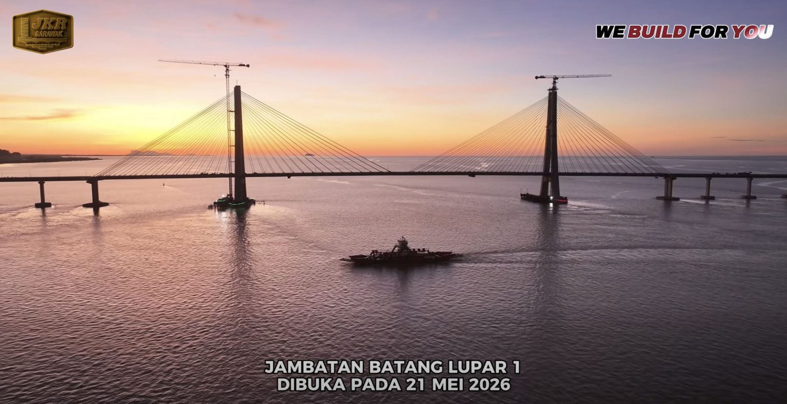 Sarawak's Batang Lupar 1 Bridge: Malaysia’s longest river-crossing ...