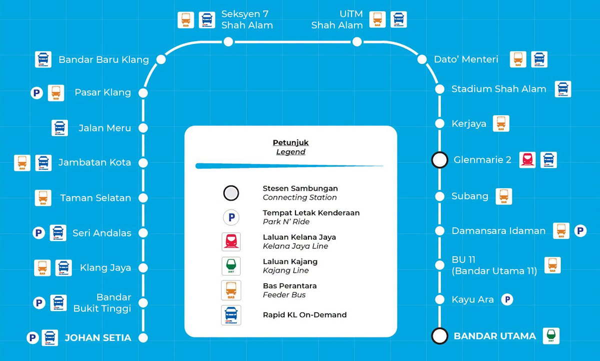 LRT3 Shah Alam Line to be opened to the public on 29 June - SoyaCincau